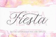 Fiesta. Font Duo. + Bonuses, a Script Font by Red Ink