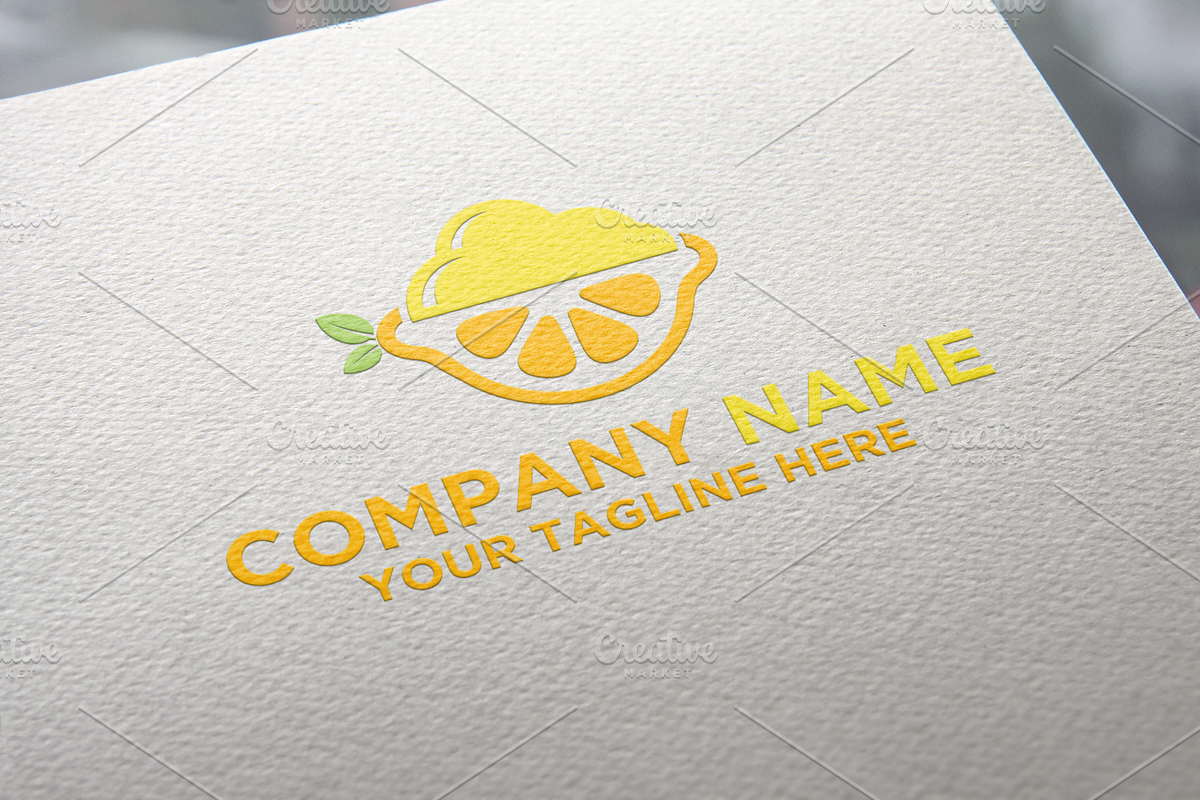 Lemon cloud Logo, a Branding & Logo Template by REDVY CREATIVE