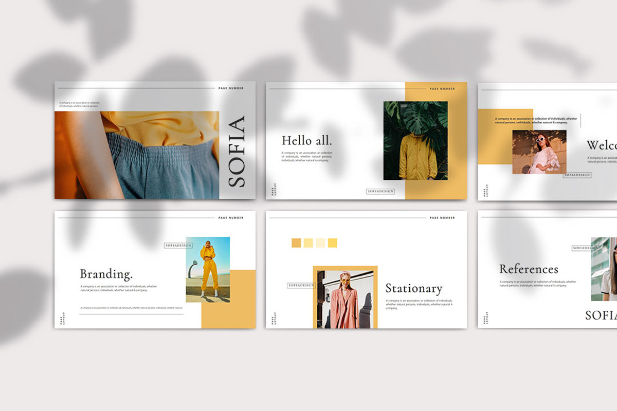 SOFIA - Powerpoint Template, a Presentation Template by TypeMakers