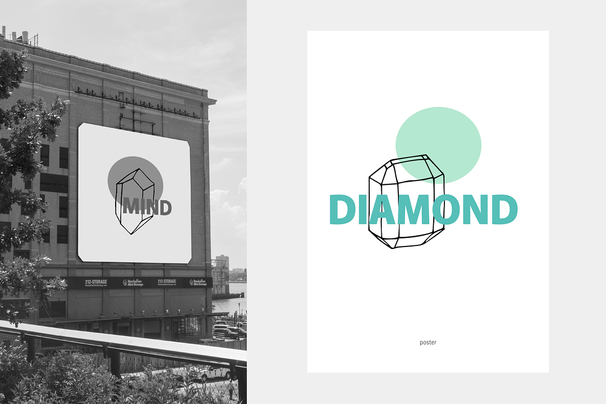 6 Crystal Posters, a Decorative Illustration by Schreibikus