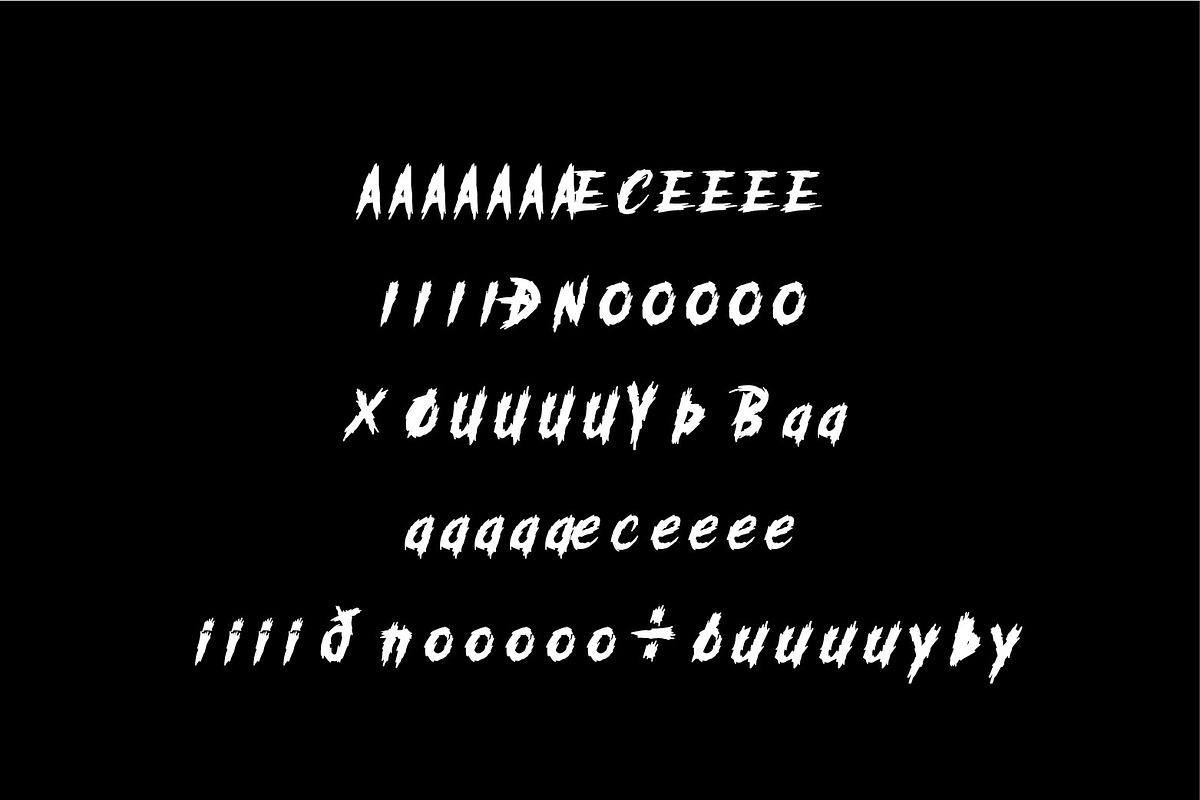 Darkmode – Horror Gothic Typeface, a Blackletter Font by WAP