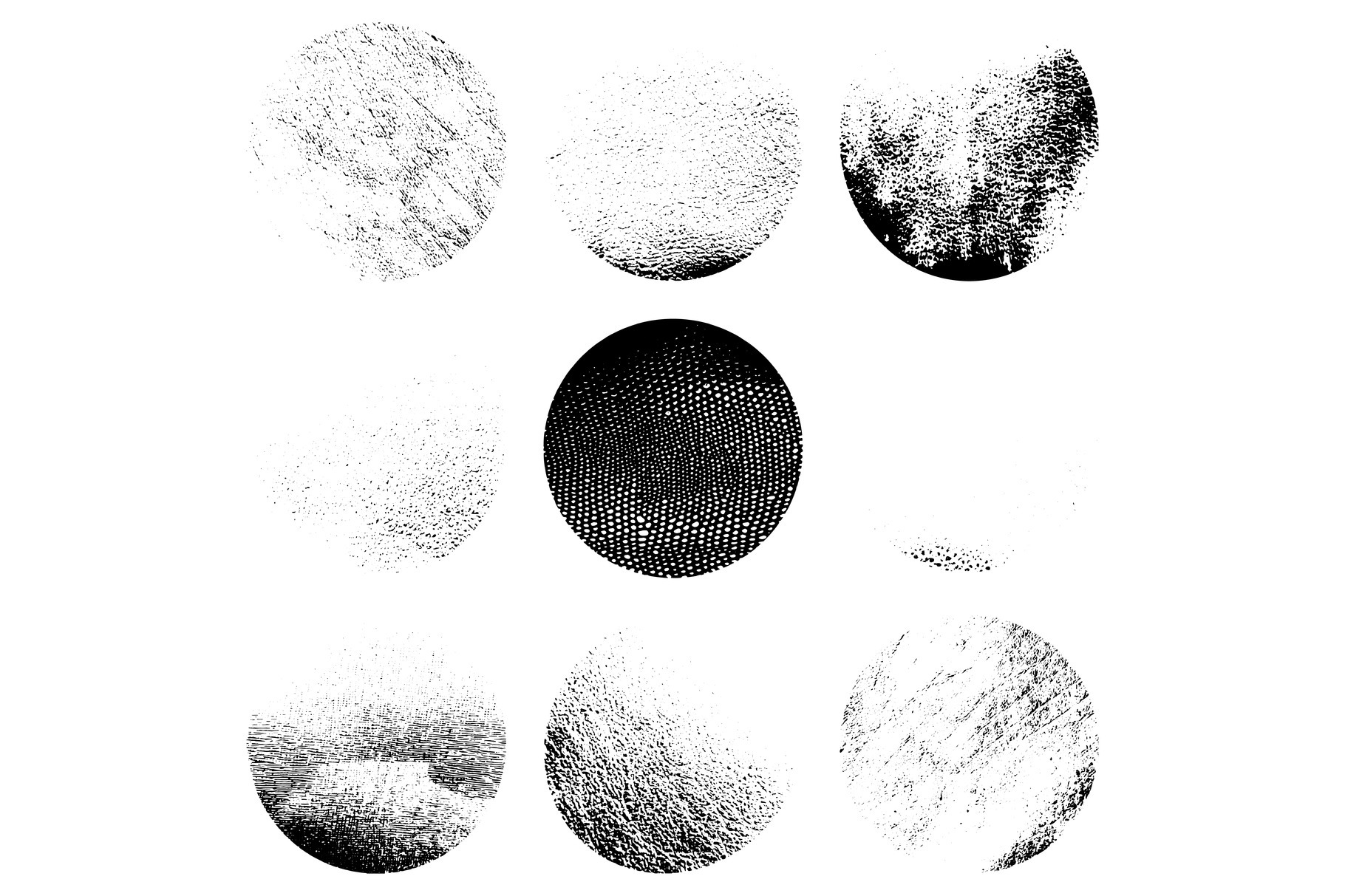 Grainy Circular Textures, a Texture Graphic by Benjaminlion