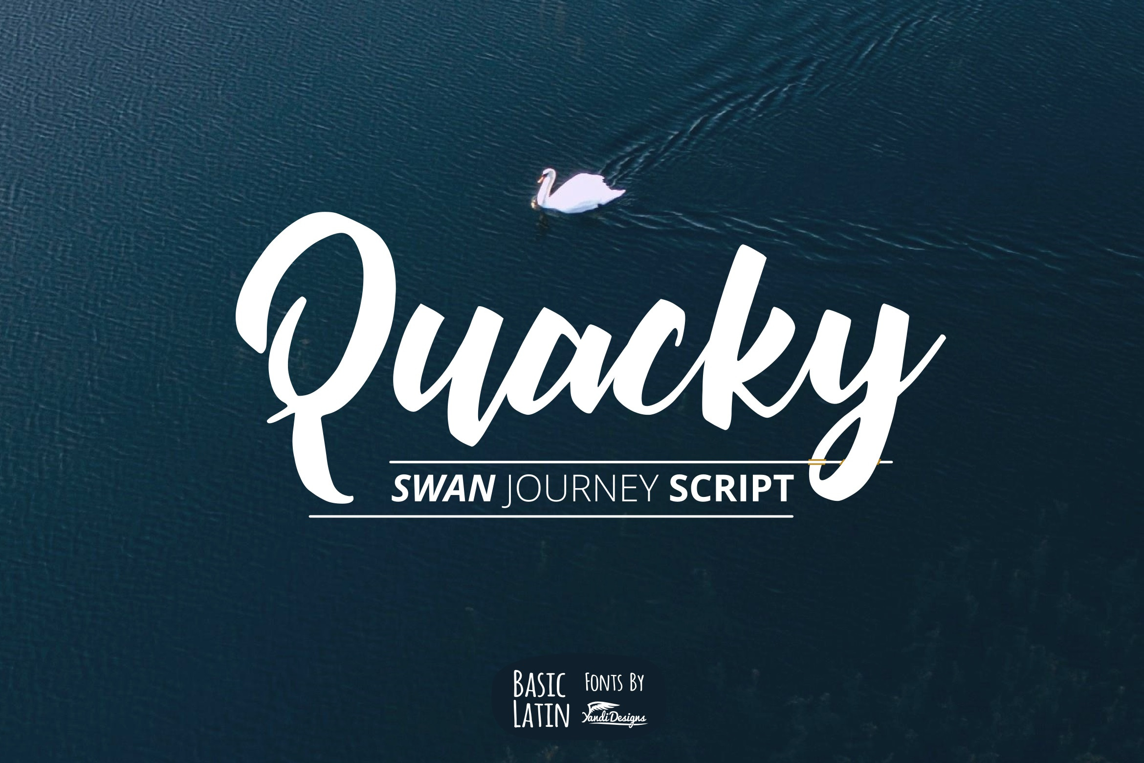Quacky Font, a Script Font by YandiDesigns