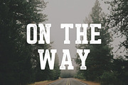 Asphalt Typeface Fonts