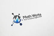Math Works Logo Design, a Branding & Logo Template by Shahjhan