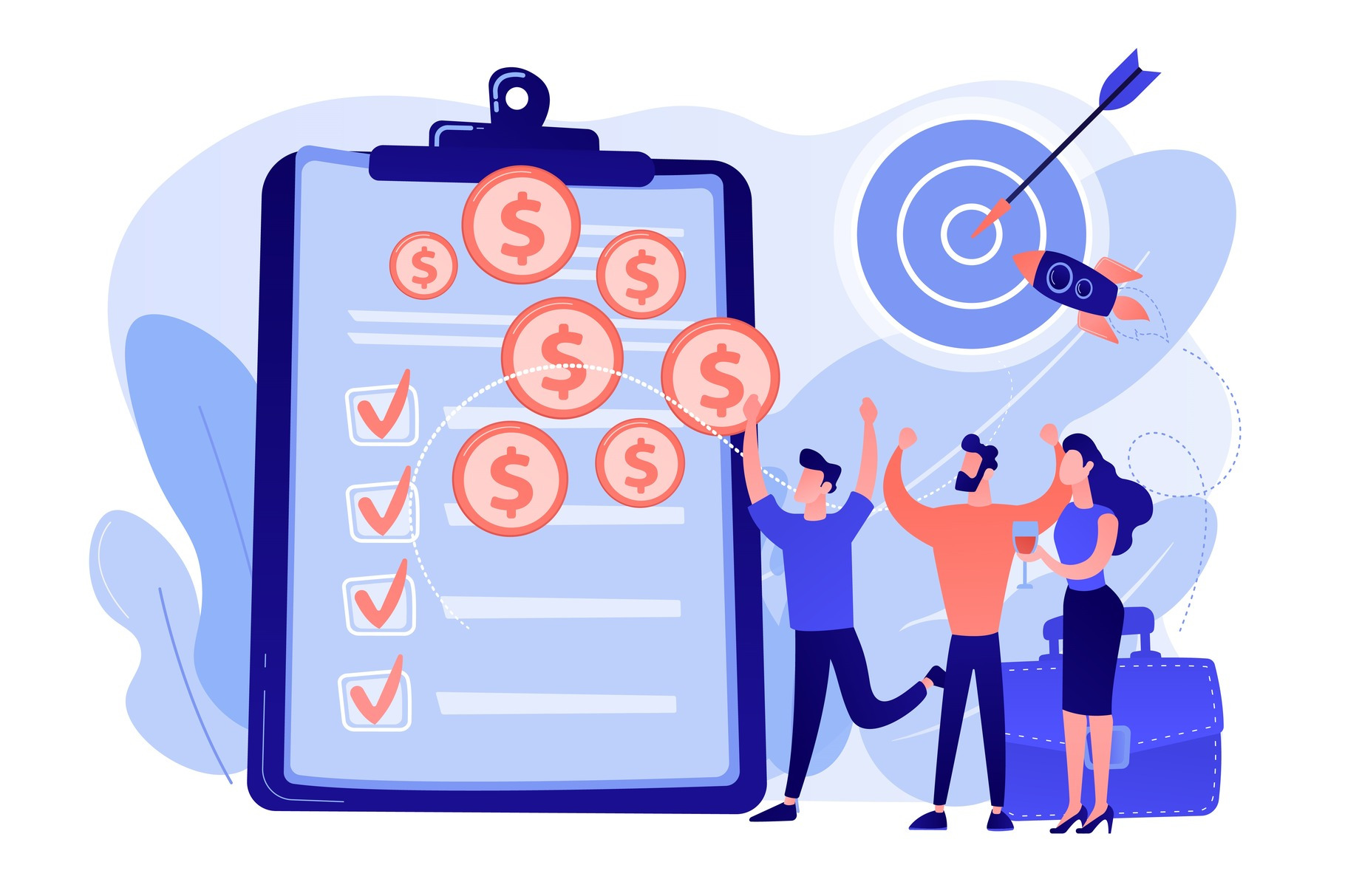 Project closure vector illustration, a Work Illustration by Visual ...