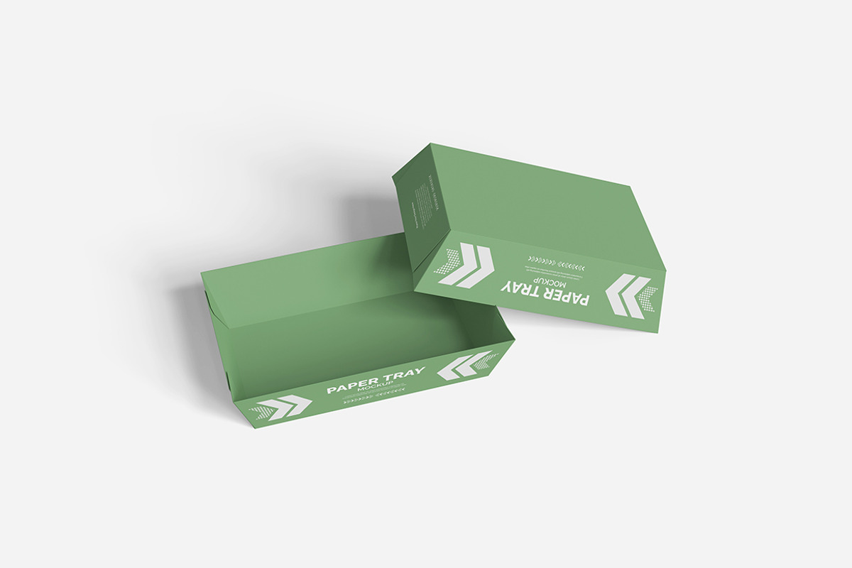 Paper Tray Mockup, a Product Mockup by Indah