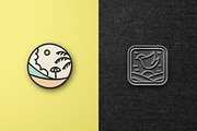 Enamel Pin Mockup, a Product Mockup by pixelbuddha.net