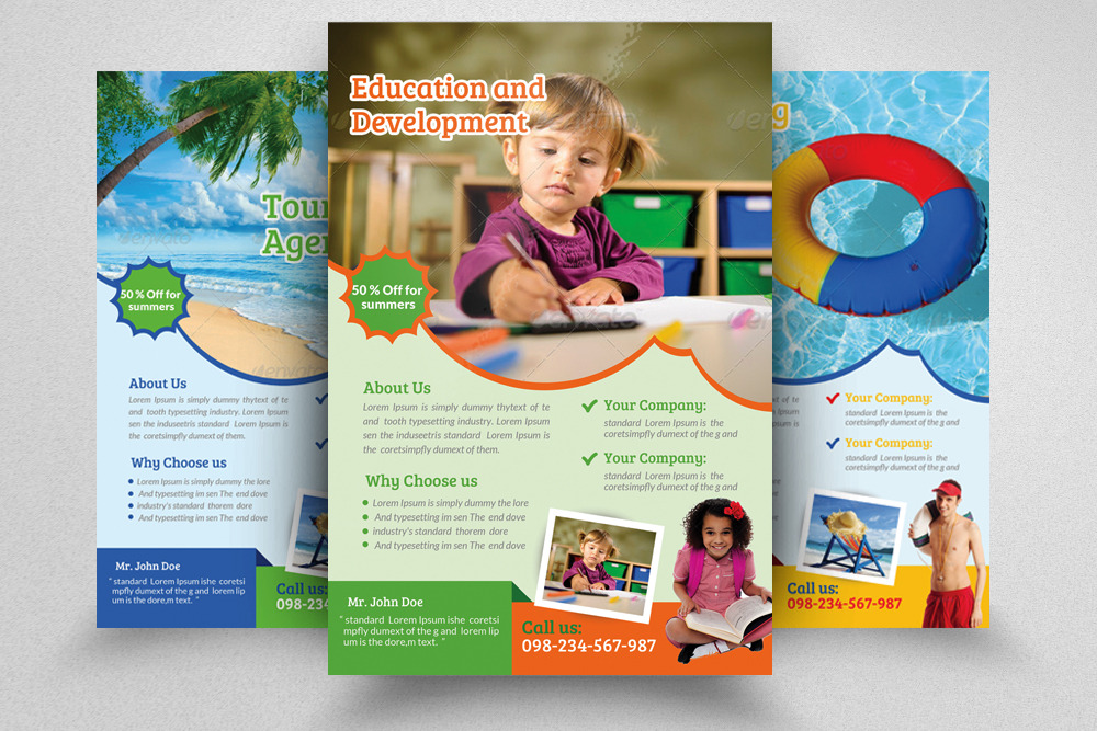 Multipurpose Flyer template, a Flyer Template by Psd Templates