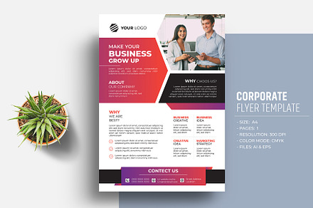 Magazine Template | Flyer Templates ~ Creative Market