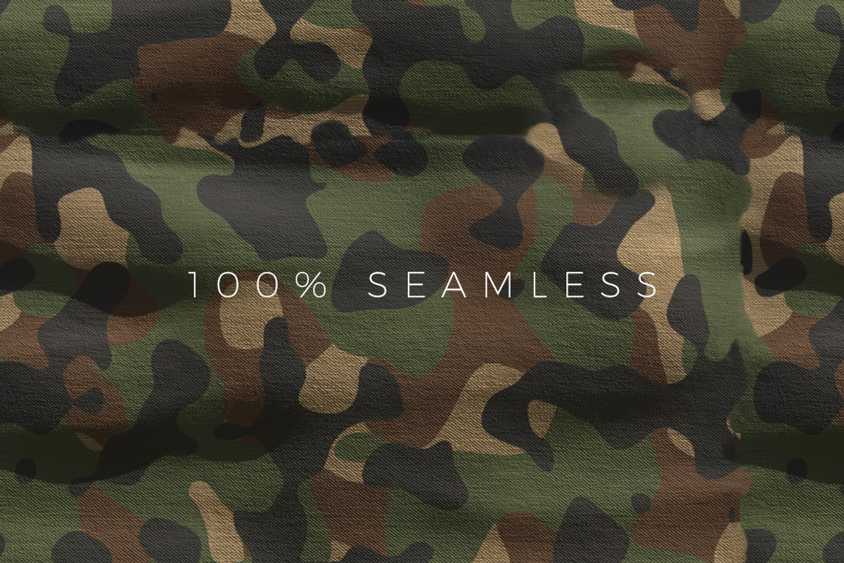 Camouflage Patterns for Photoshop, a Pattern Graphic by DesignerCandies