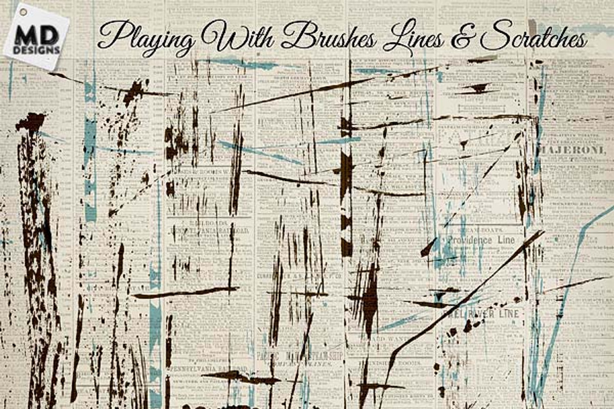 Great Scratch Pack, a Brush Add-On by Vintage Style Designs