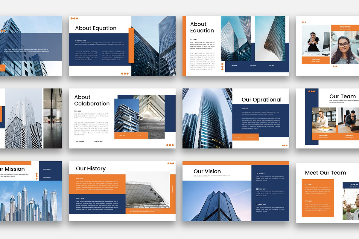 EQUATION - Google Slide Template, a Presentation Template by ...