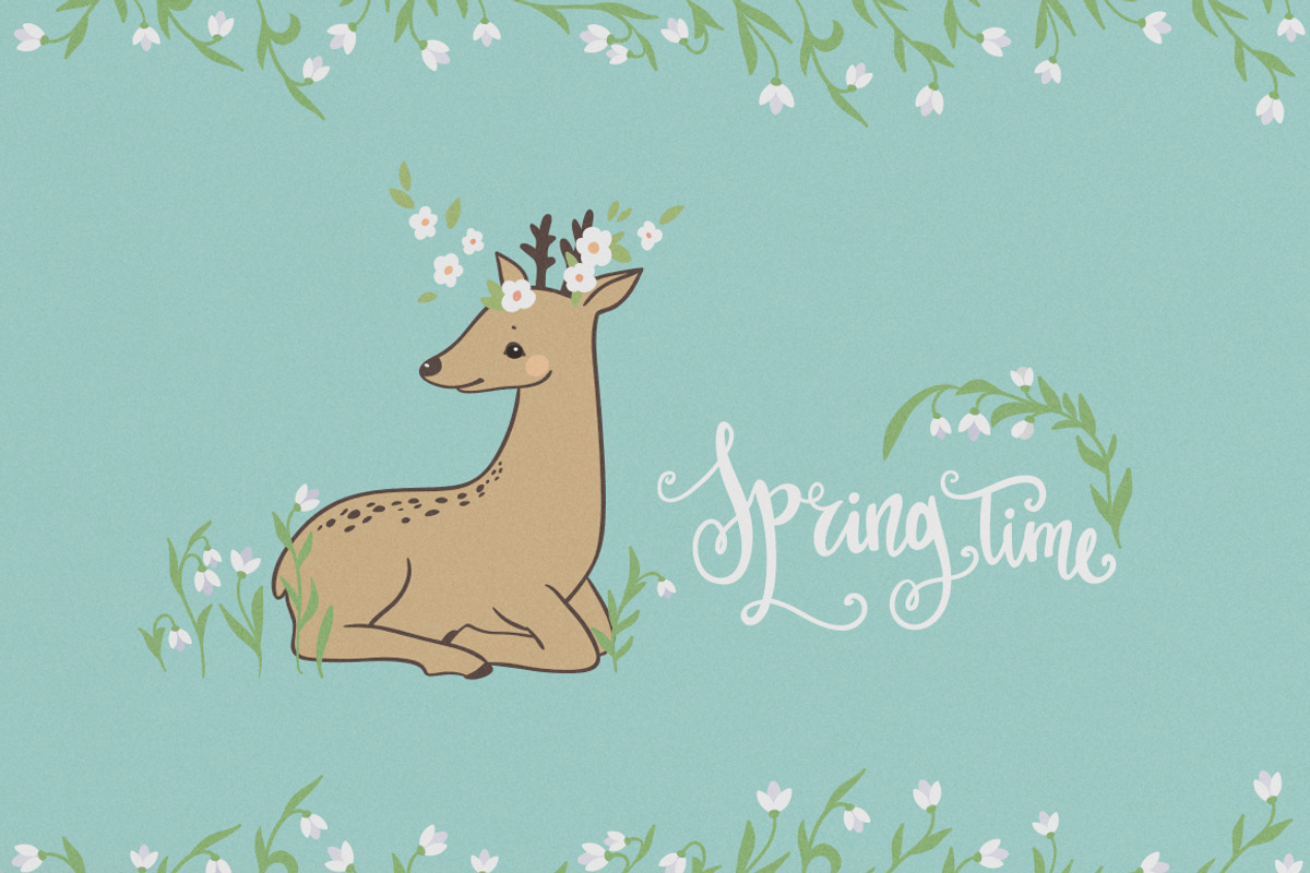 Spring collection, an Animal Illustration by Magic & Dreams