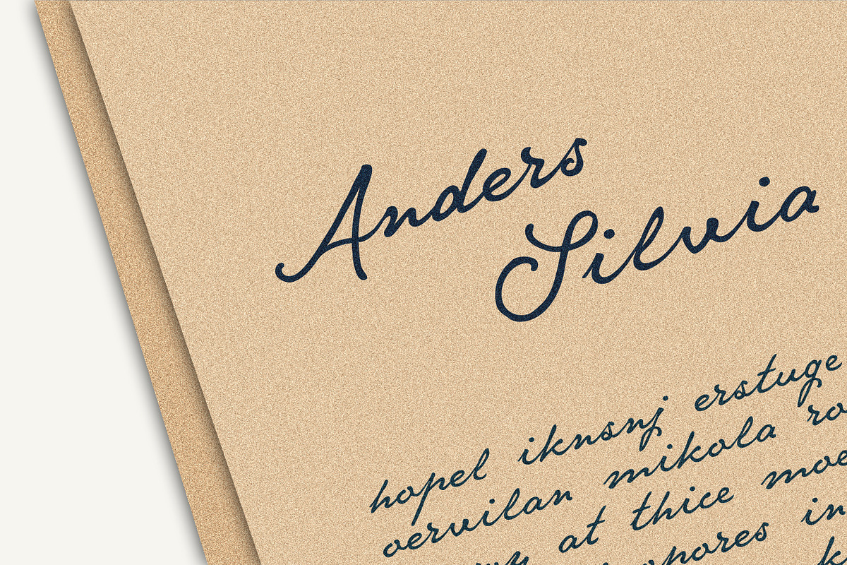 Sheila Script, a Handwritten Font by Saystype