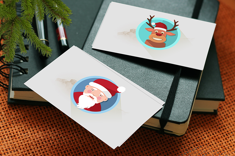 Christmas flat icons illustrated, an Icon by Dana Costin