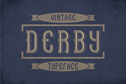 Derby Vintage Label Typeface | Symbol Fonts ~ Creative Market