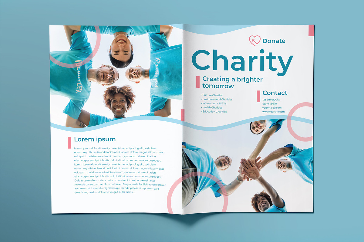 Charity Print Pack, a Poster Template by TemplatesNow!