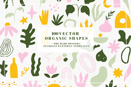 Abstract geometric comic shapes | Background Graphics ~ Creative Market