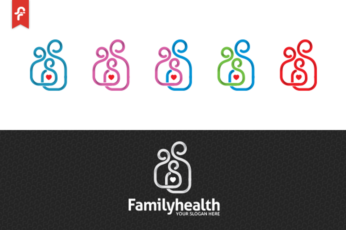 Family Health Logo, a Branding & Logo Template by ft.studio
