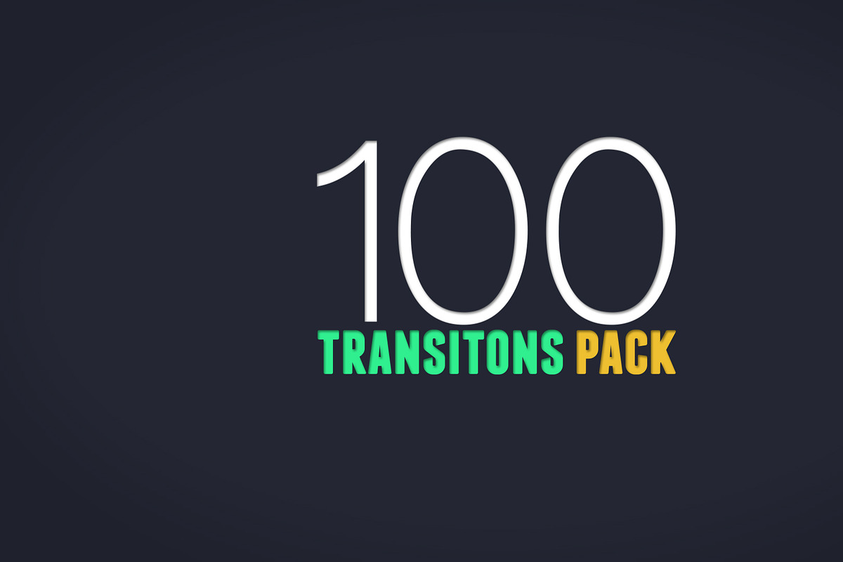 100 Transitions Pack, a Templates & Theme by Motion Templates