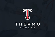 Letter T Thermometer Logo, a Branding & Logo Template by sore.studios