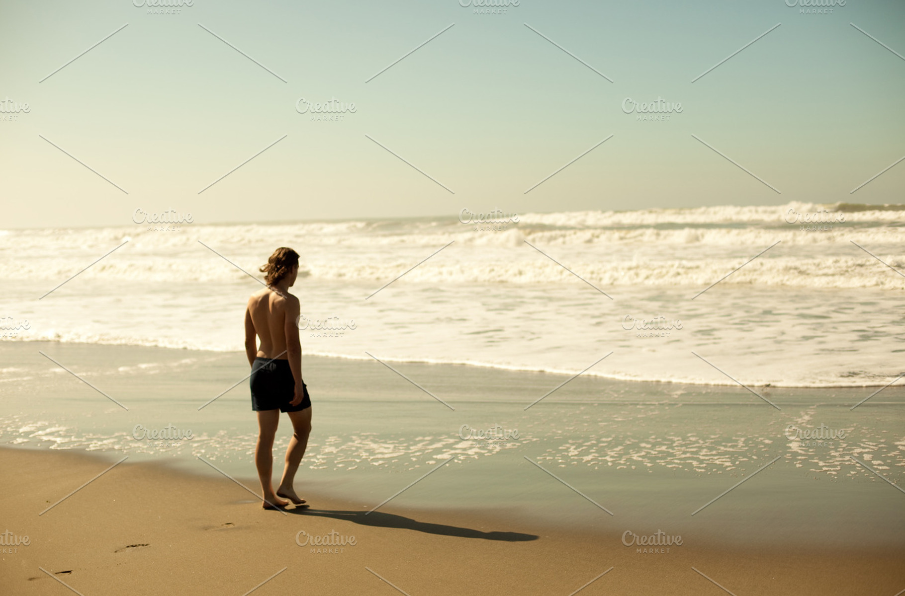 California Beach Boy, a Person Photo by twentyfour | Creative Market