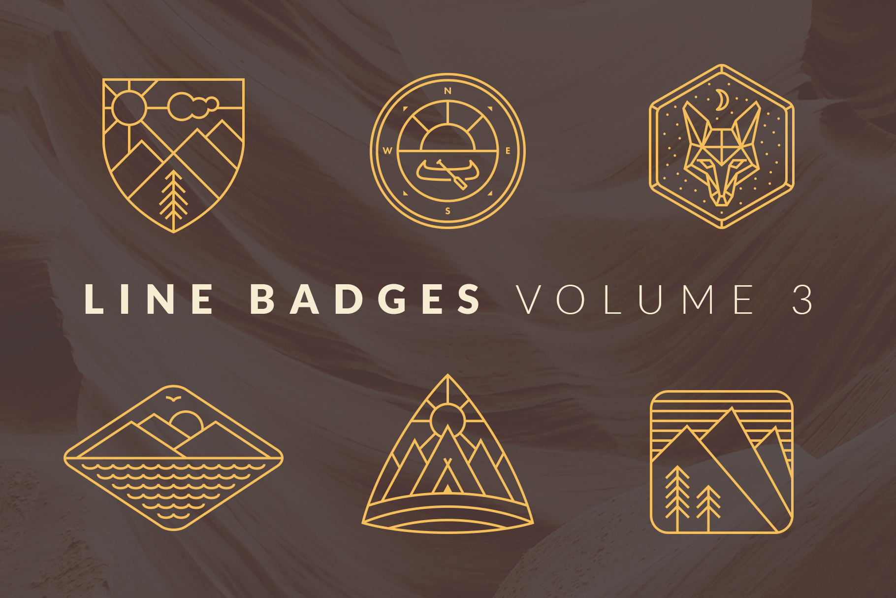 Line Badges - Volume 3, a Branding & Logo Template by Build Interactive