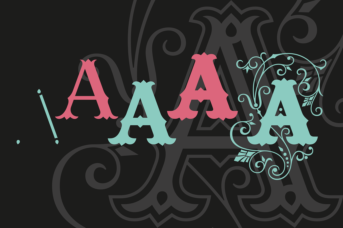 Ana, a Symbol Font by LetterPalette