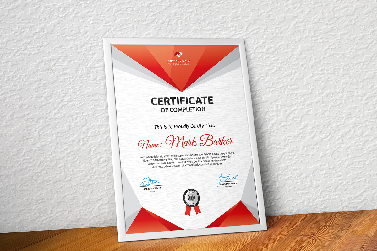 Certificate Word | PSD | AI