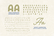 Vintage Postman - Handmade Font Duo, a Script Font by Sarid Ezra