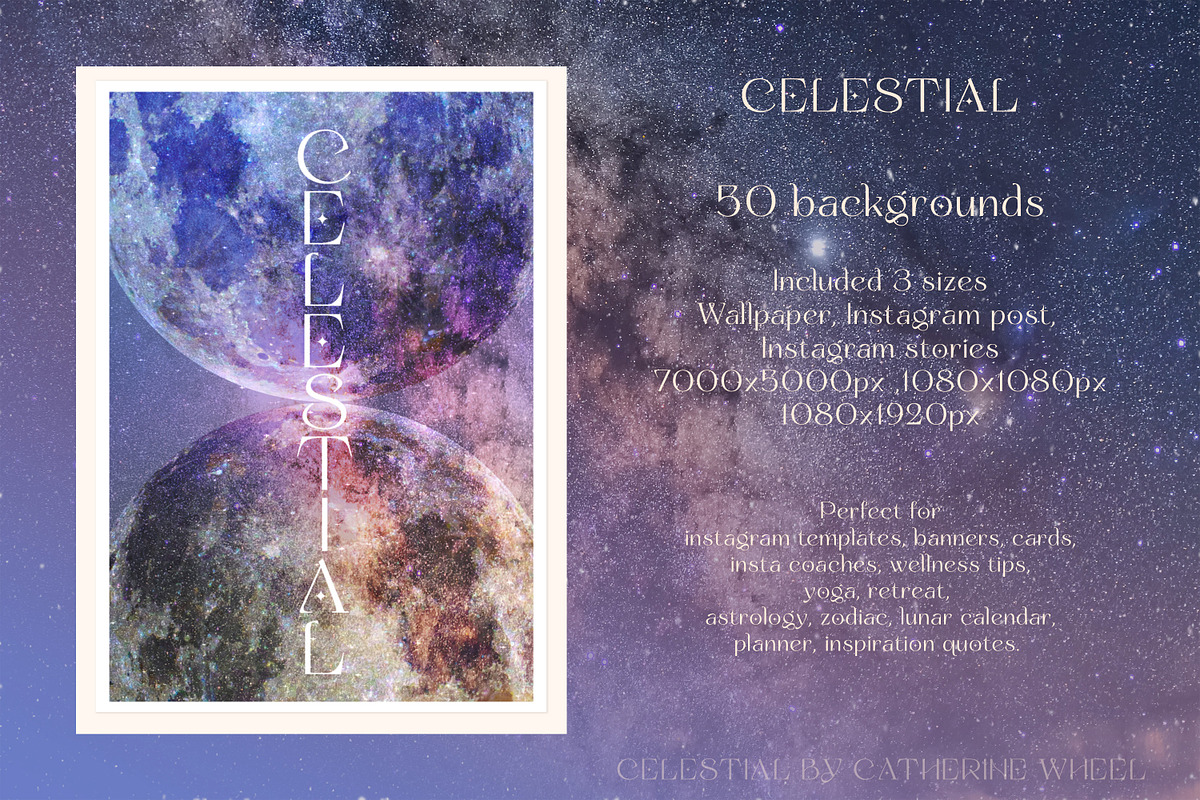 Celestial Astrology Background Texture
