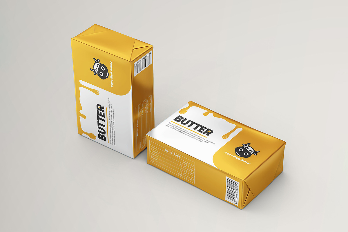 Country Foil Butter Mockup