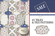 Set of 45 TILES | Graphic Patterns ~ Creative Market