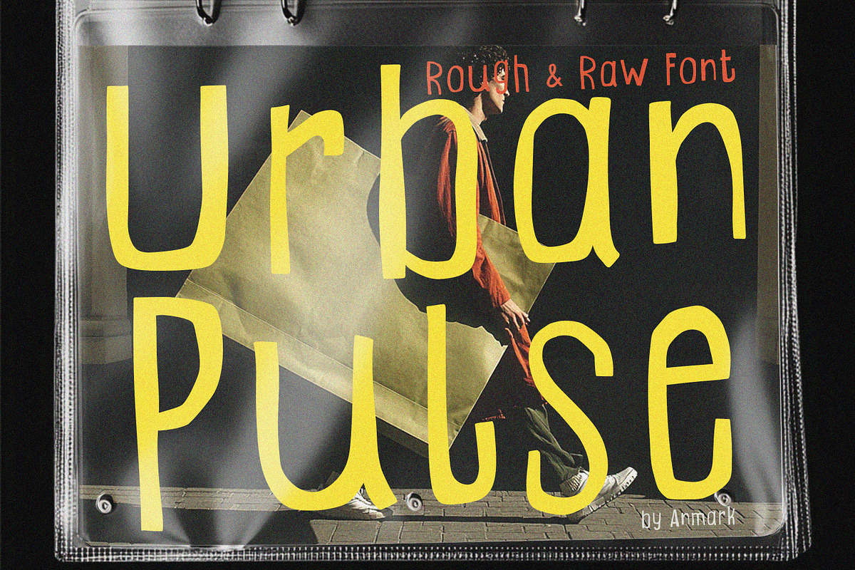 Urban Pulse: Rough and Raw Vibe Font