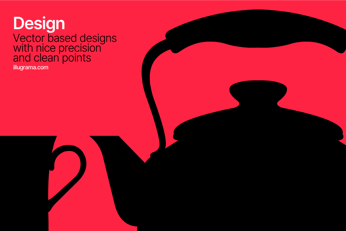 Coffee - Modern Graphics, a Food Illustration by illugrama