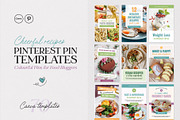 Canva Pinterest Food Blogger Bundle