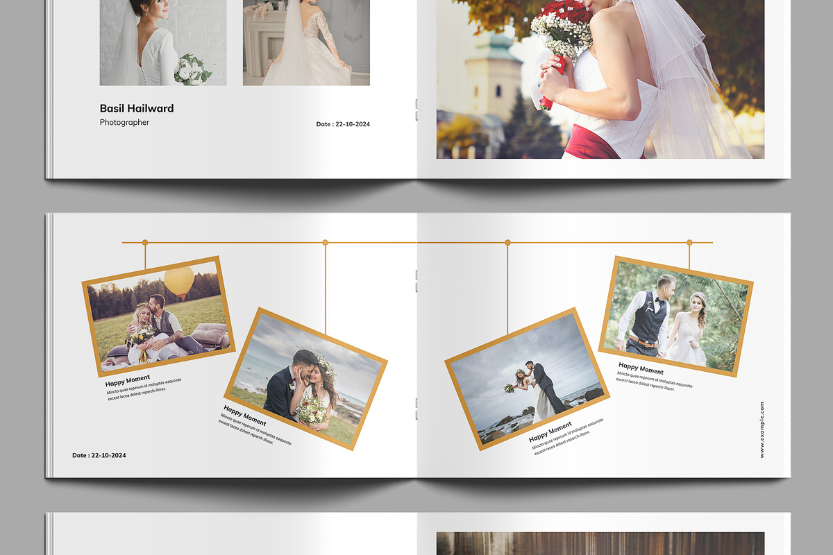 Wedding Photo Album Layout