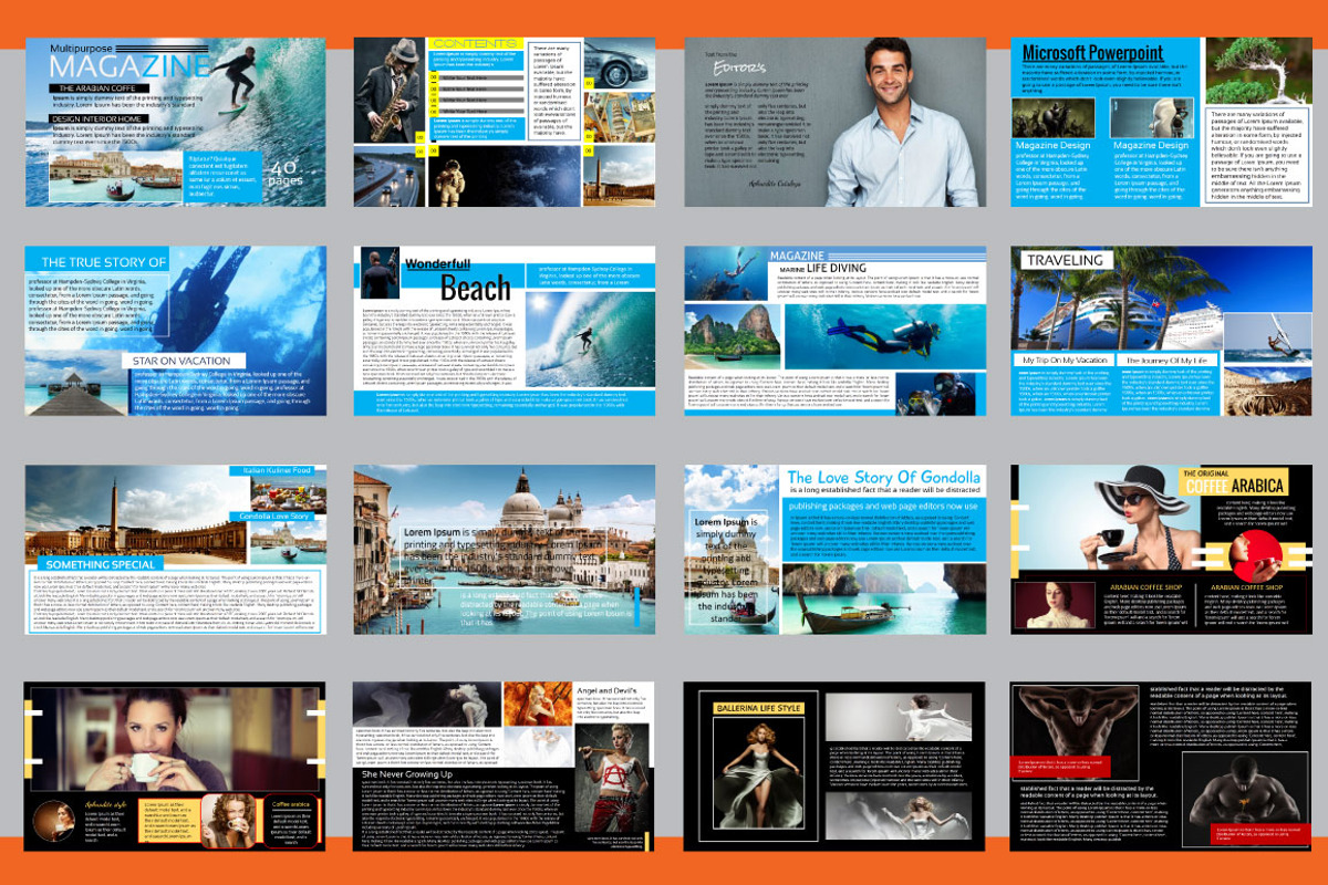 Powerpoint Magazine Template, a Presentation Template by Orlin ...