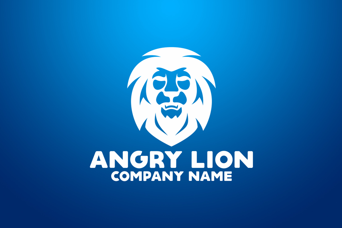 Angry Lion Logo, a Branding & Logo Template by Brandlogo