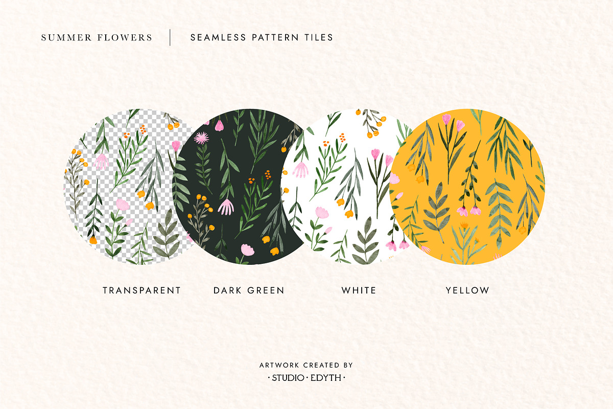 Summer Florals Bundle, a Graphic by Studio Edyth