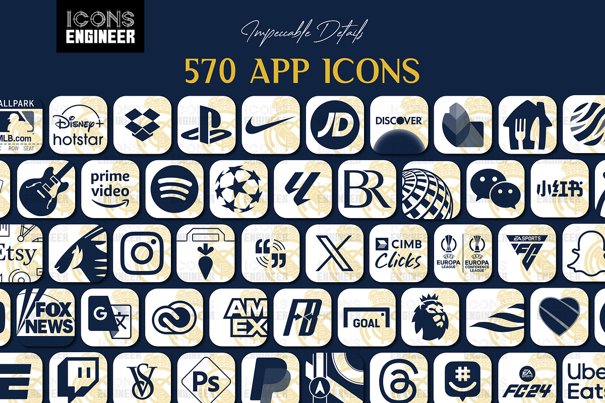 Real Madrid 23/24 Theme Pack | Home, an Icon by IconsEngineer