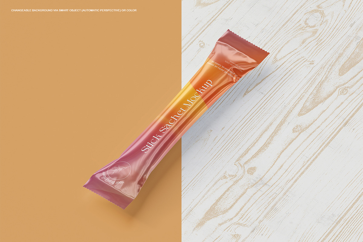 Stick Sachet Packaging Mockup, a Packaging Mockup by Momogi
