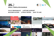 25 Email templates bundle II, an Email Template by ThemesCode