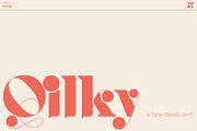 Qilky - Display Serif, a Sans Serif Font by zelow type