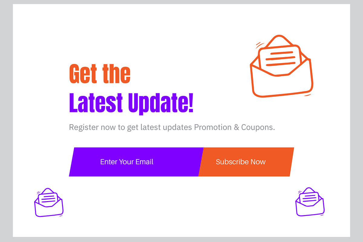 Newsletter UI UX Layout Design