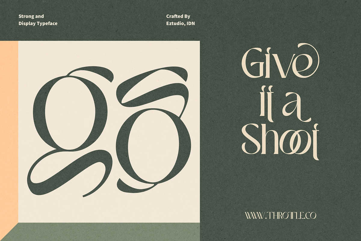 Ez-Sanjaya - Modern Decorative Font | Creative Market