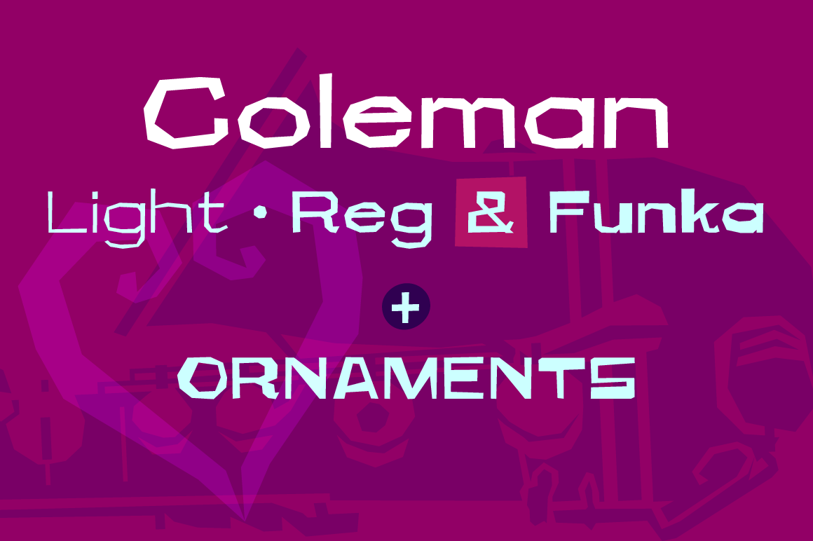 Coleman Font Family | Fonts ~ Creative Market