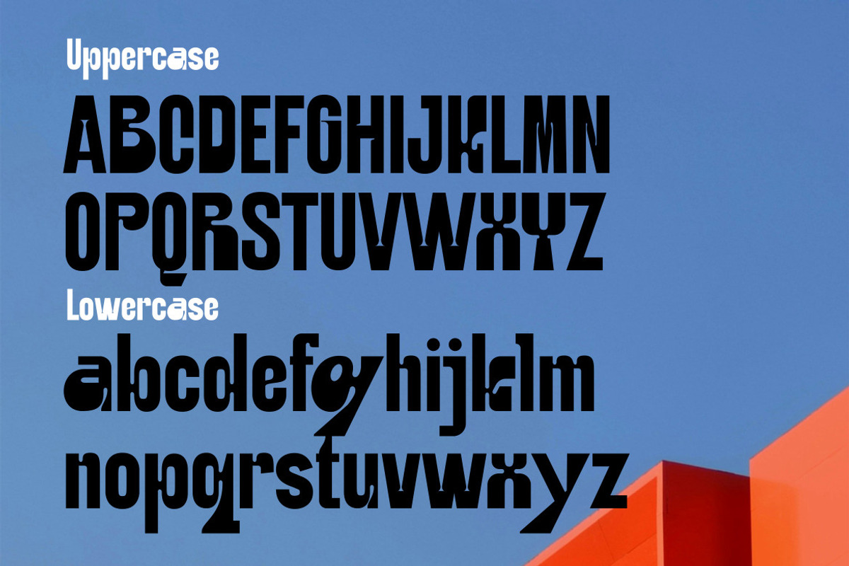 Modern Bold Font - Qurabak, a Sans Serif Font by Typefactoryco