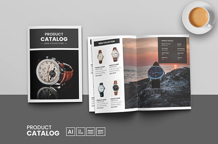 Minimalist product catalog template | Creative Market